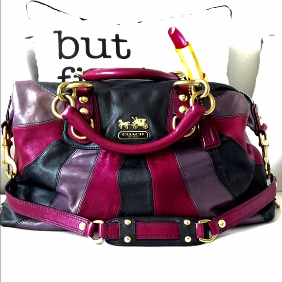 Coach | Bags | Rare Coach Madison Leather Ombr Sabrina Satchel | Poshmark